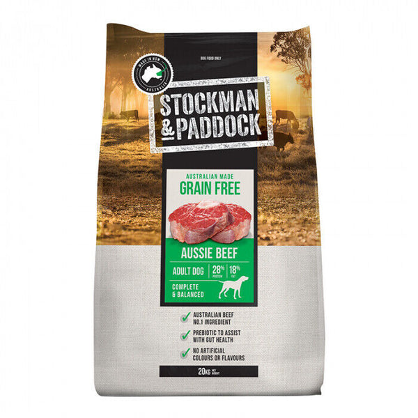 Stockman & Paddock Grain Free Dog Food 20kg – Pet & Rural Supply Co